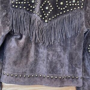Scully | Jackets & Coats | Scully Leather Fringe Jacket With Studs Size ...